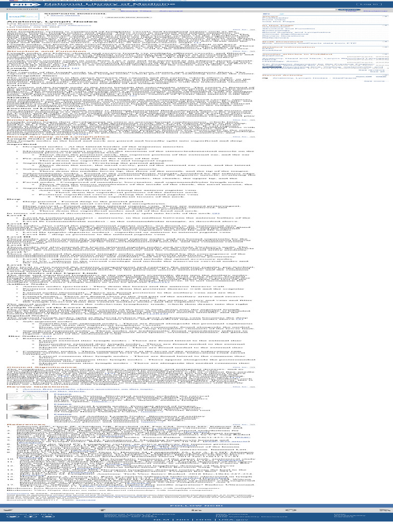 Anatomy, Lymph Nodes - StatPearls - NCBI Bookshelf | PDF | Lymph Node ...