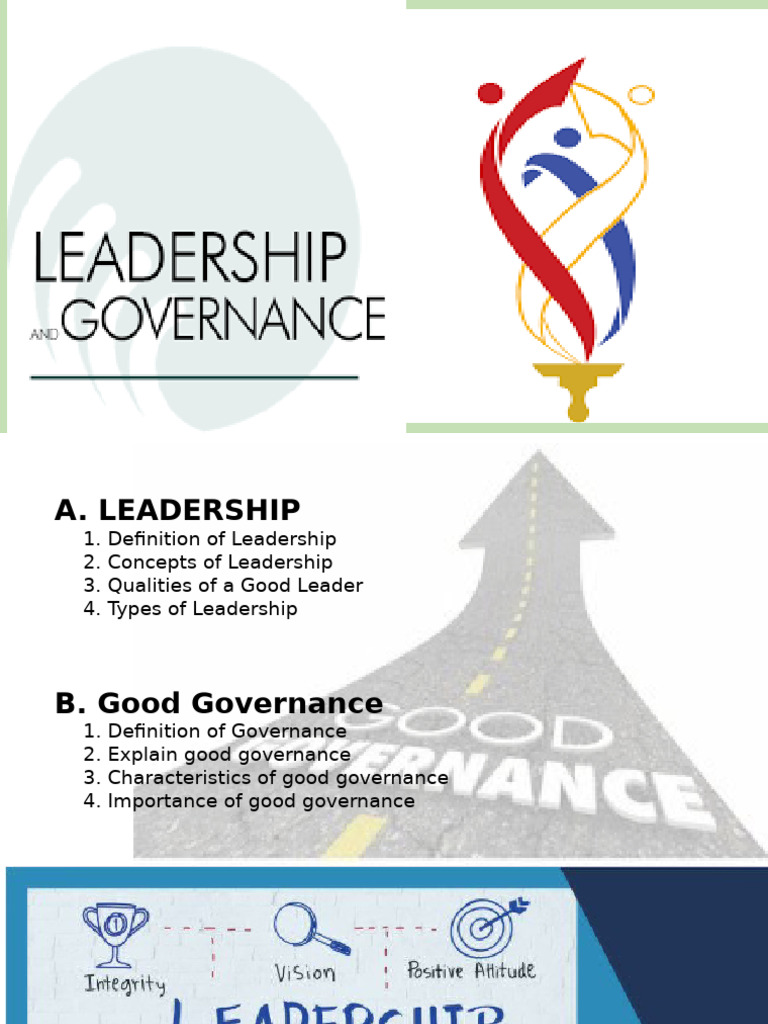 Leadership and Good Governance | PDF | Governance | Good Governance