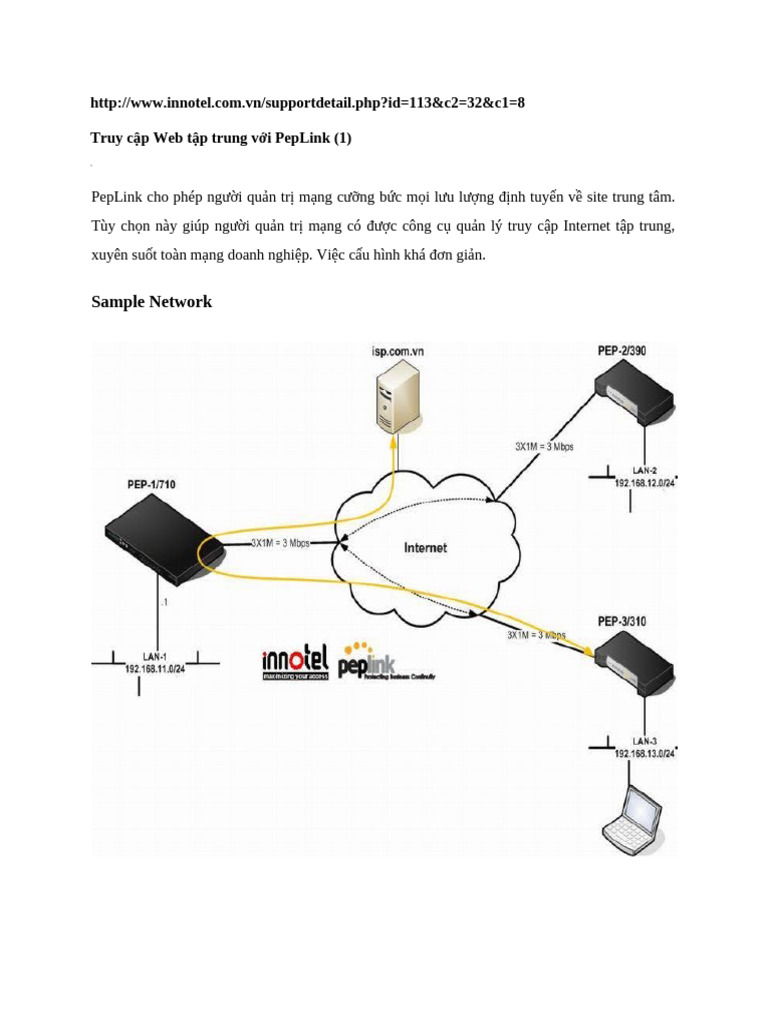 Truy Cap Web Peplink | PDF