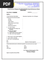 Rythu Bima Claim Form for Telangana | PDF | Financial Services ...