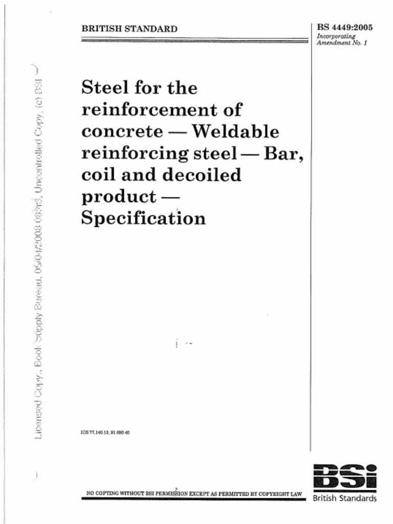 BS 4449 | PDF