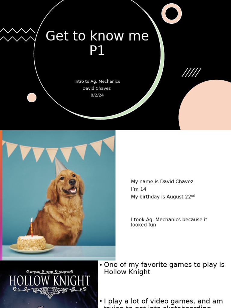 Get to know me | PDF