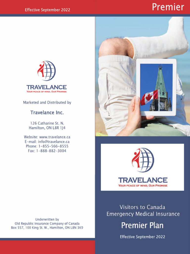 Travelance Canada Coverage Details | PDF | Insurance | Medical Prescription