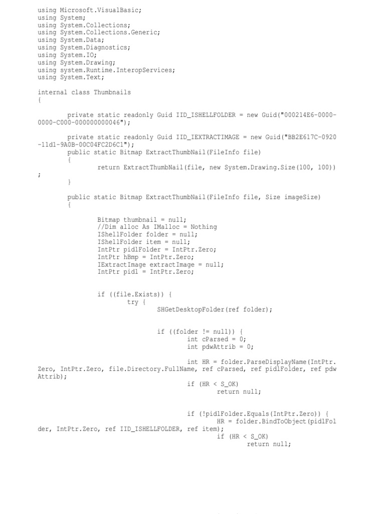 ExtractThumbnail | PDF | Integer (Computer Science) | Computer File