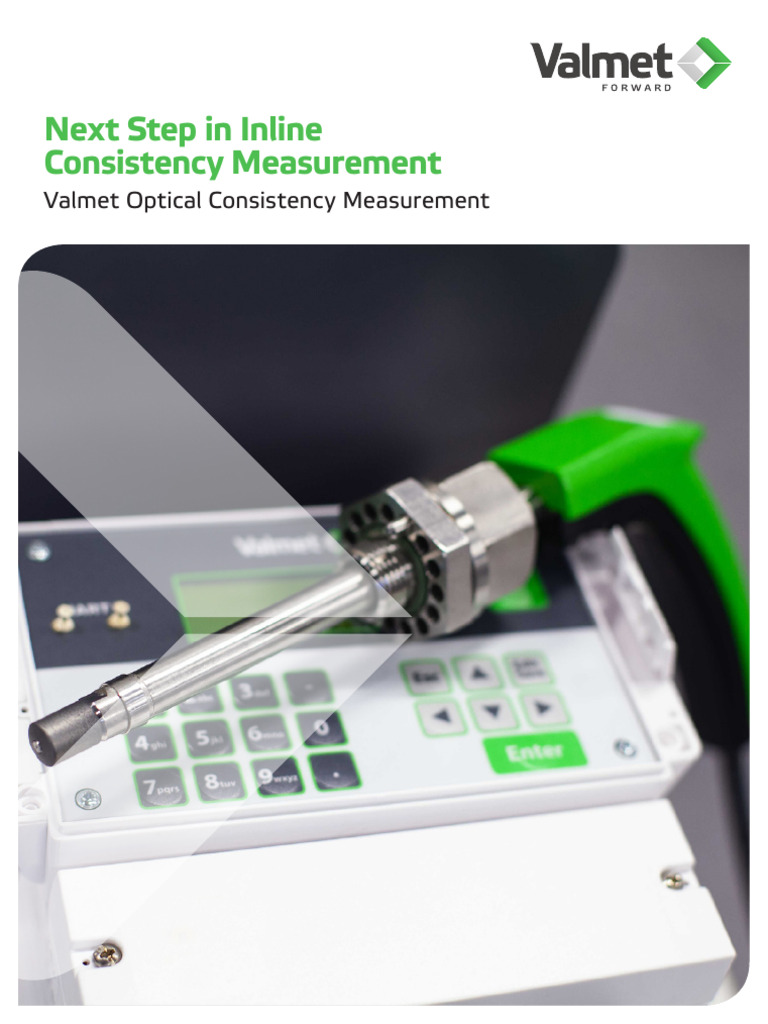 Valmet Optical Consistency Measurement | PDF | Pulp (Paper) | Optical Fiber
