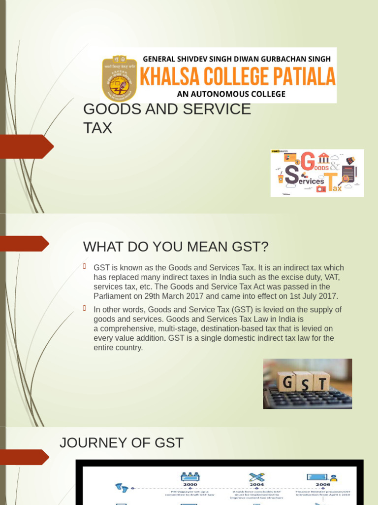 GST introduction | PDF | Taxes | Value Added Tax