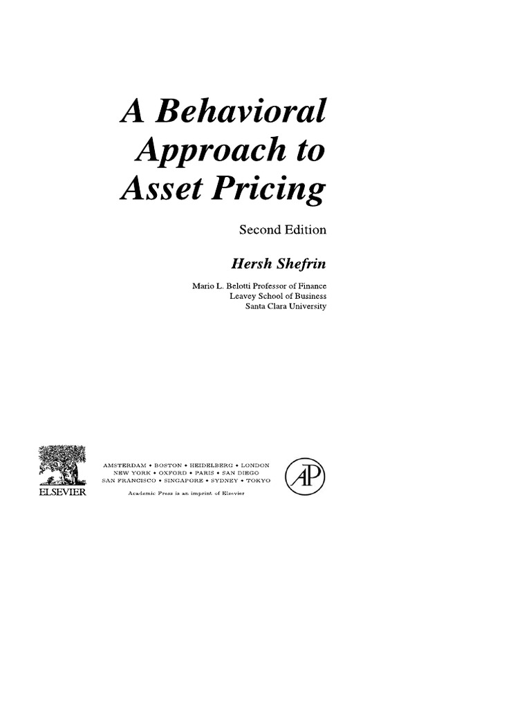 A Behavioral Shefrin | PDF