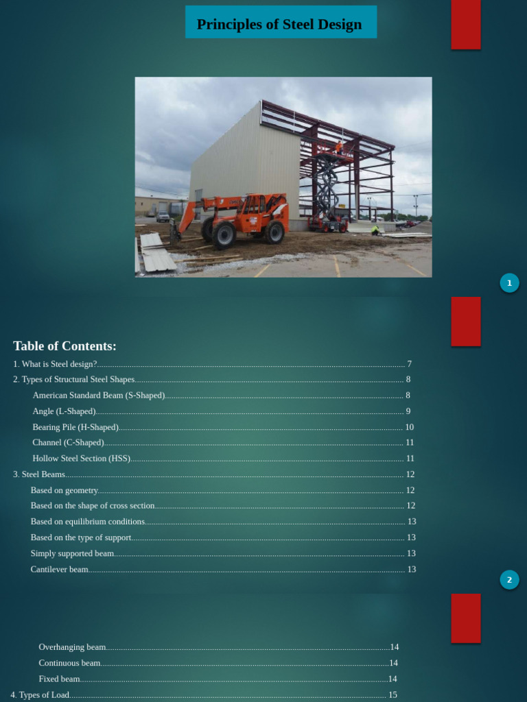 02 Principles of Steel Design | PDF | Truss | Deformation (Engineering)