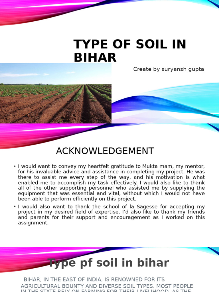 Type of Soil in Bihar | PDF | Soil | Wheat