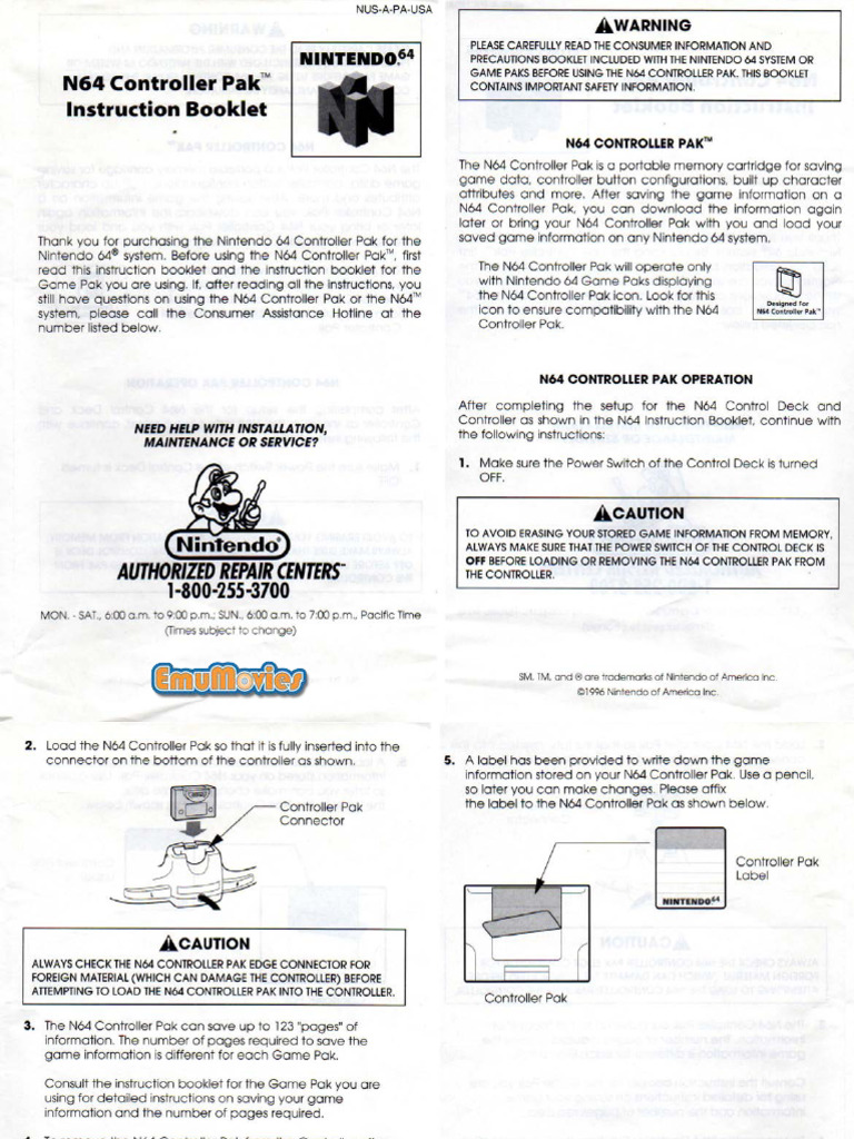 N64 Controller Pak | PDF