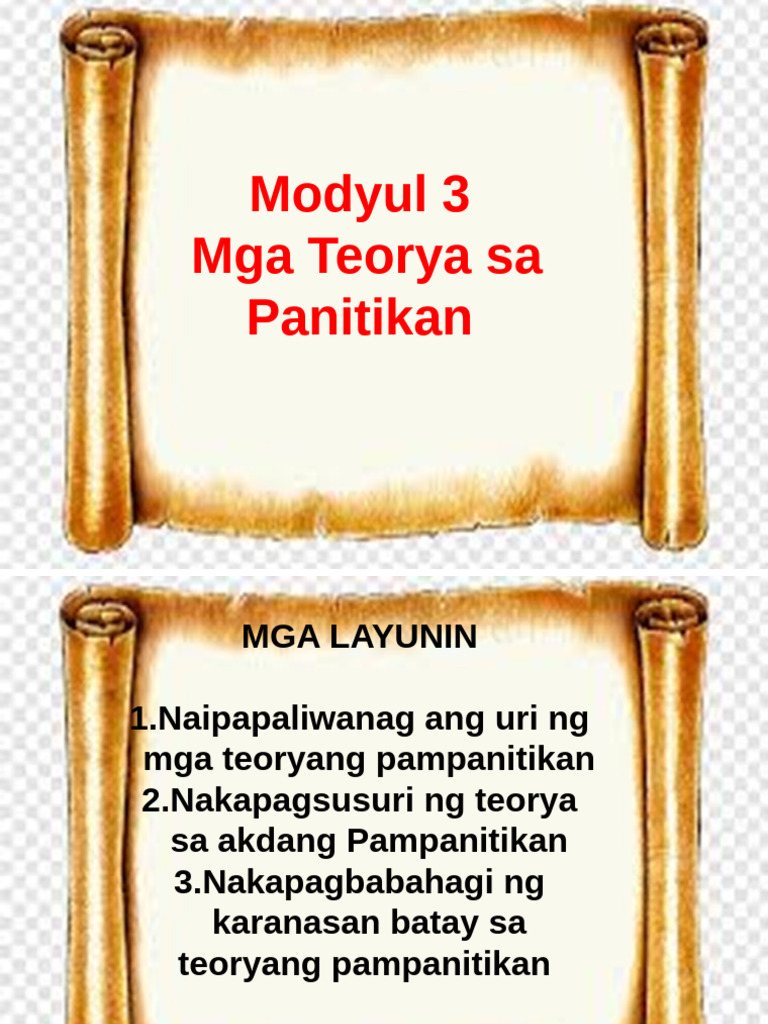 MODYUL 3 Edited Mga Teorya Sa Panitikan 2 | PDF