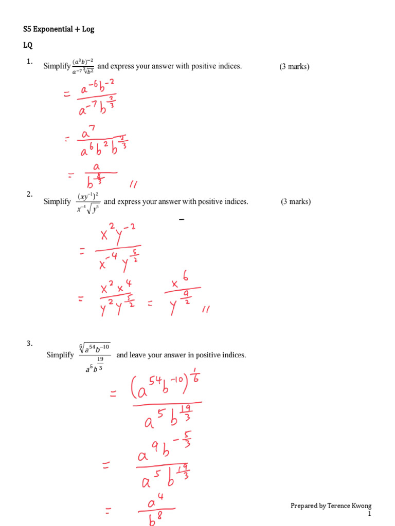 S5 Log Rev Sol 2 | PDF