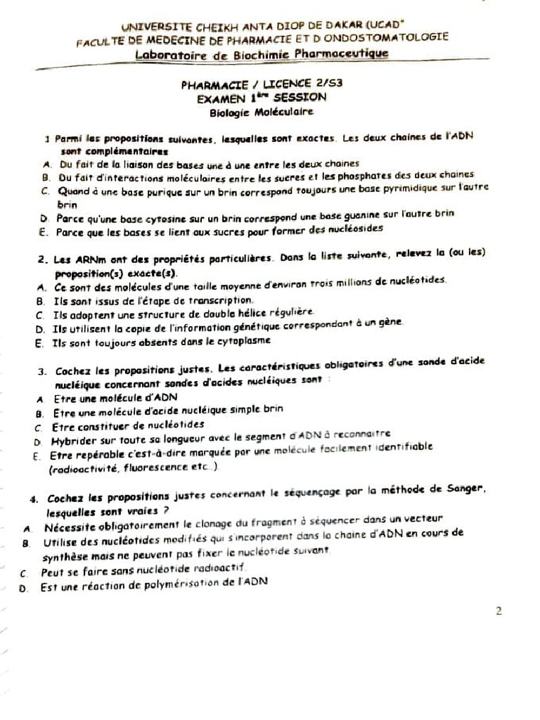 Exam BM 2020 | PDF