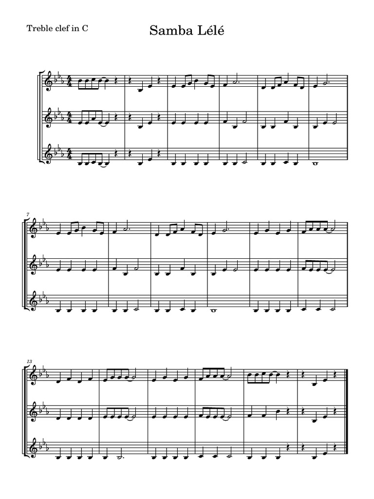 Samba Lélé Sheet Music | PDF