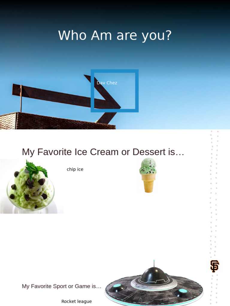 Who Am I (Introduction Presentation) | PDF