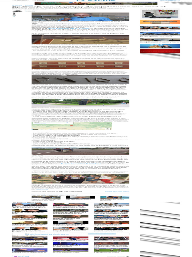 En Omsk Con El Artista de Miniaturas Que Creó El Libro Más Pequeño Del ...