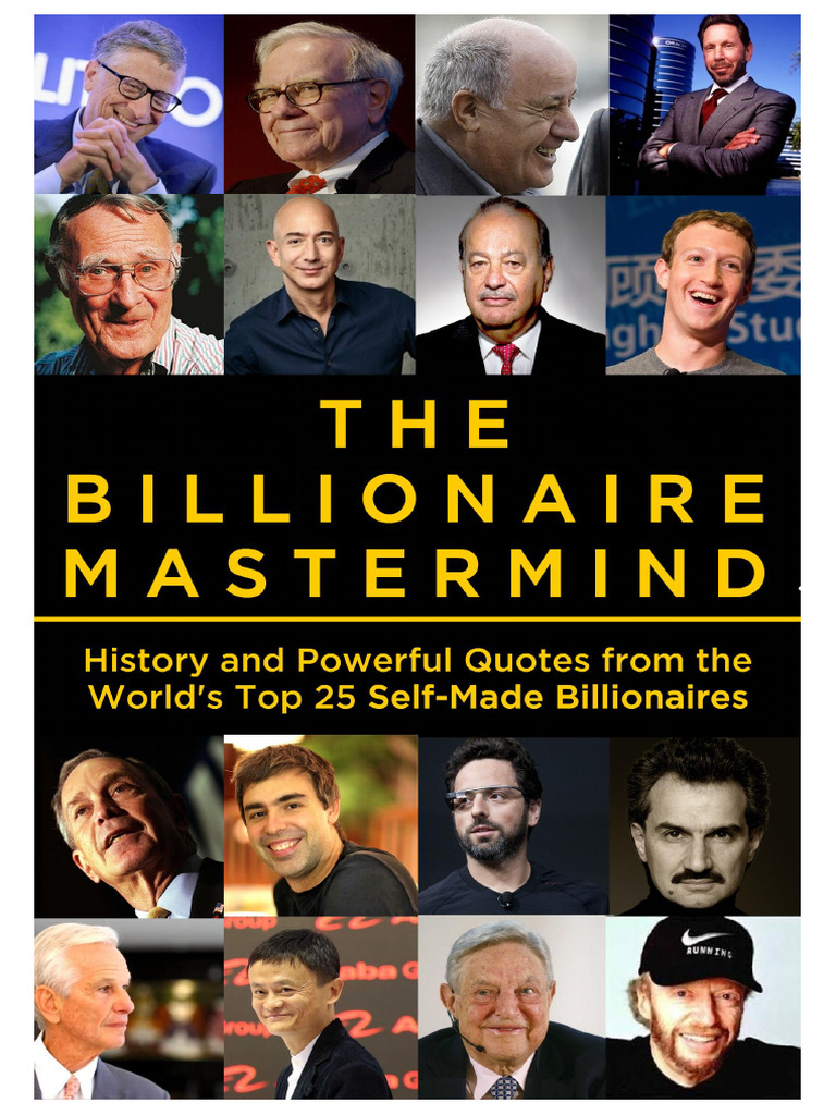 Billionaire Mastermind Insights | PDF | Poverty | Poverty & Homelessness