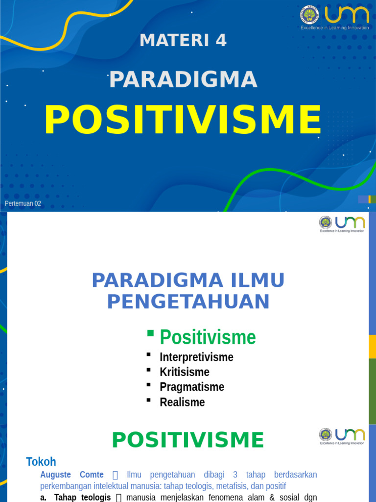 Materi 04_Paradigma Positisme | PDF