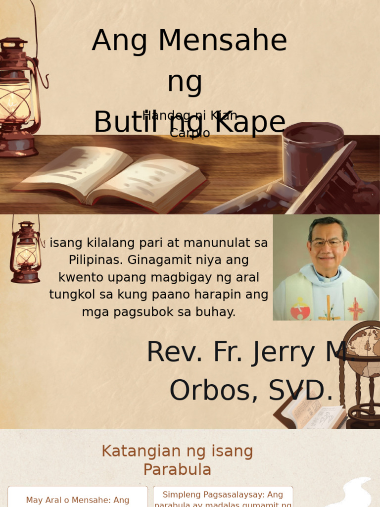 Ang Mensahe NG Butil NG Kape | PDF