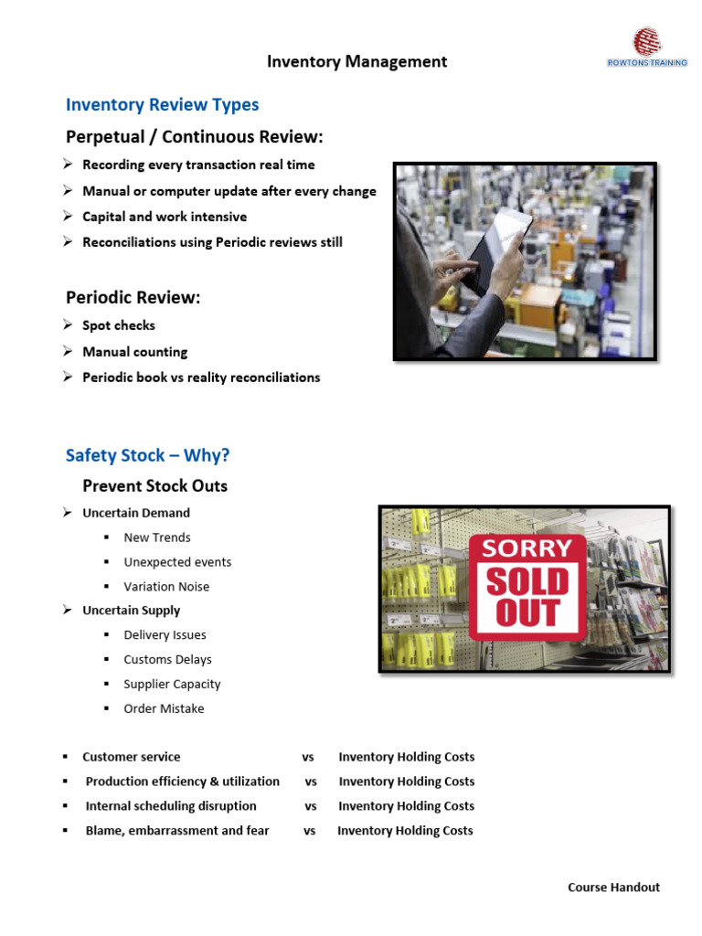 Tracking+Inventory+Levels +Prevent+Stock+Outs | PDF