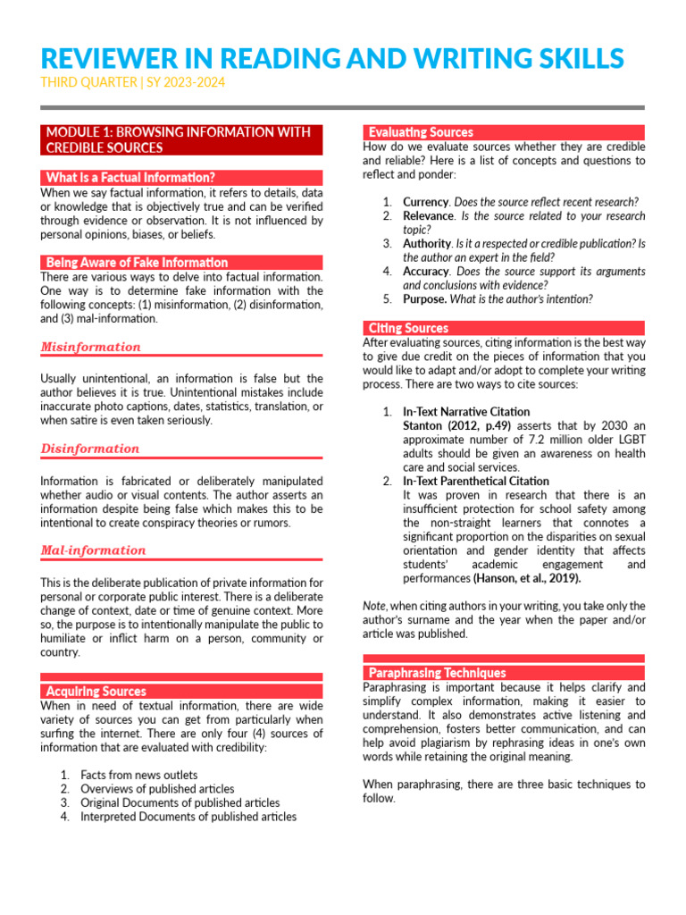 Evaluating Credible Information Sources | PDF | Human Communication