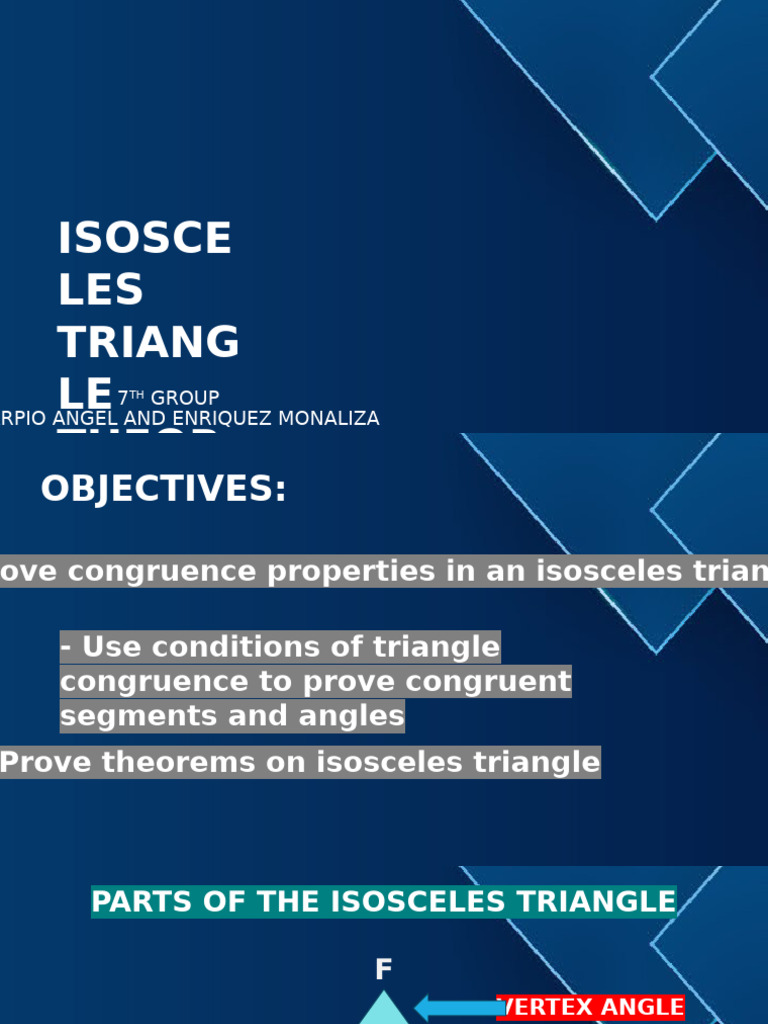 Angel Isosceles Triangle Theorem V2 | PDF | Triangle | Euclidean Plane Geometry