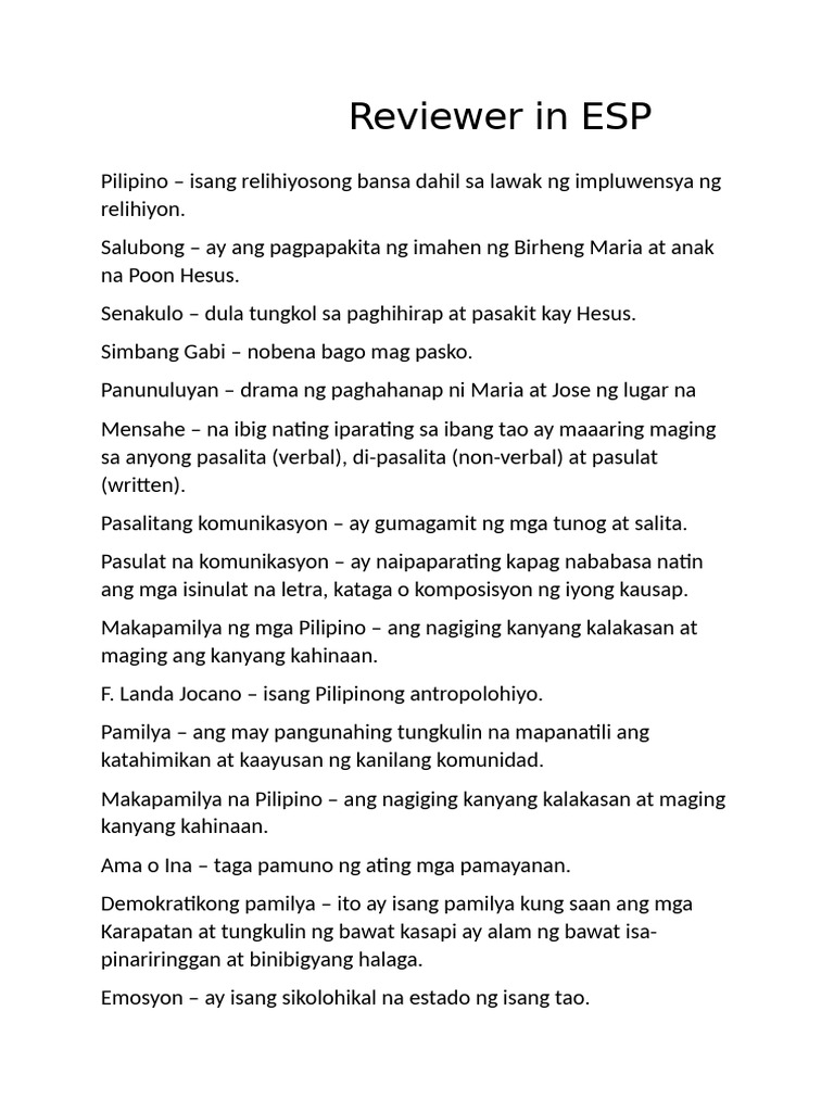 Reviewer in ESP | PDF
