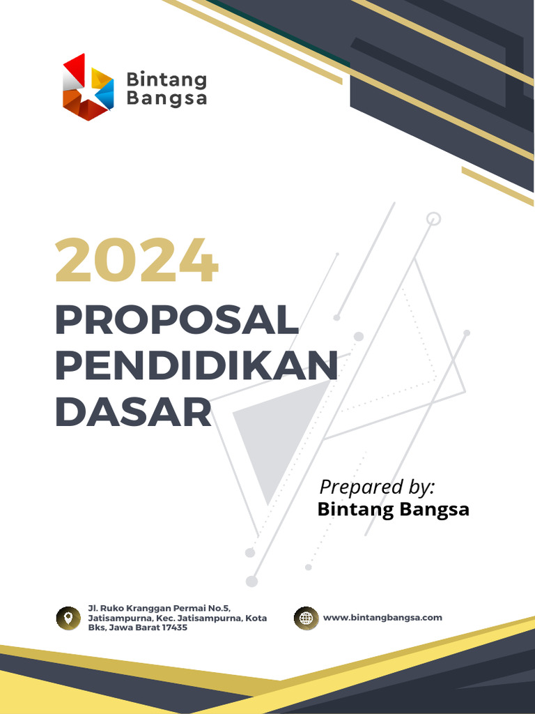 Proposal Pendidikan Dasar TA 2024 - 2025 | PDF