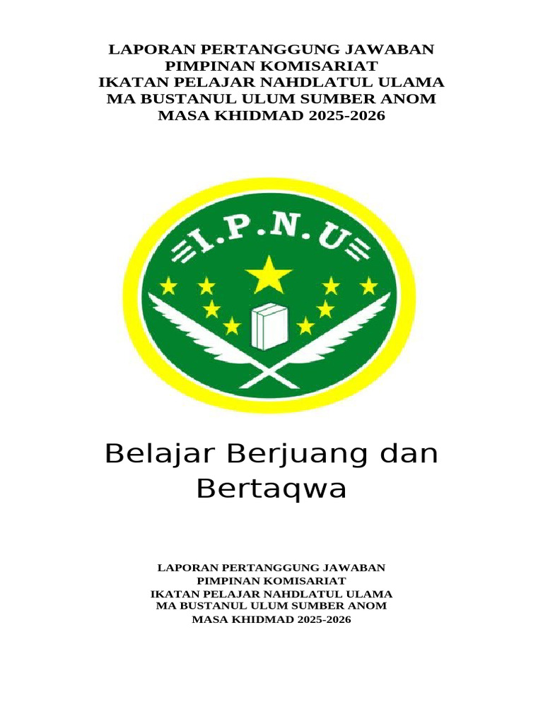 LPJ Ipnu-Ippnu 2024 | PDF
