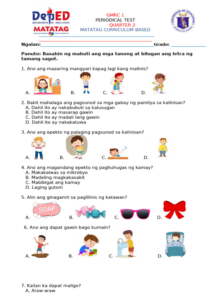 GMRC Testpaper | PDF