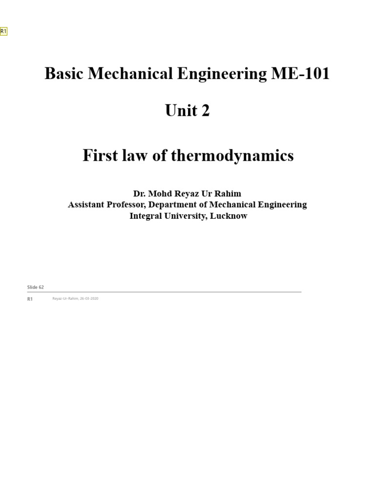 ME101 Unit 2A Notes-BME-merged-compressed_094311 | PDF | Laws Of ...