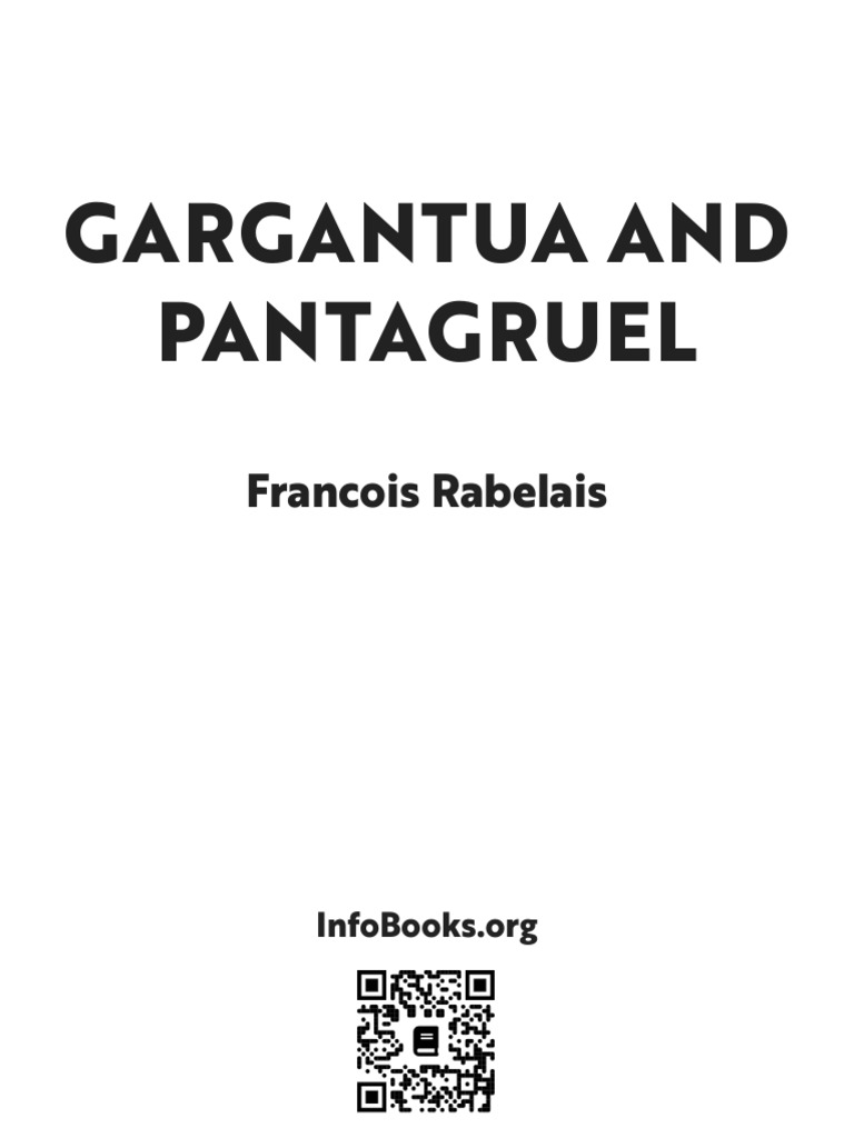 18. Gargantua and Pantagruel, François Rabelais | PDF | Gargantua And ...