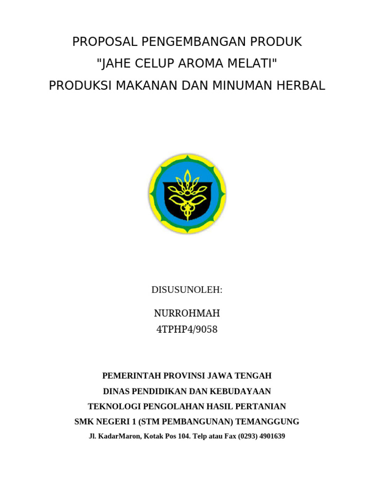 Proposal Pengembangan Produk 1 | PDF