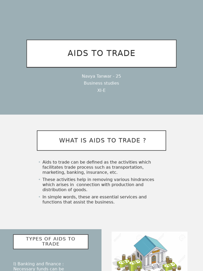 Aids to Trade Project Bst | PDF