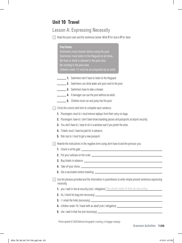 world_english_3e_level_2_grammar_activities_unit_10_lesson_a | PDF ...
