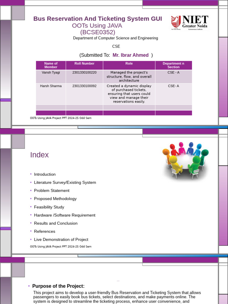 Java Bus Reservation System Project 2024 | PDF | Java (Programming ...