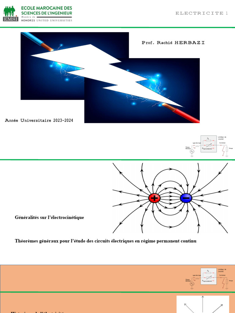 Concepts fondamentaux de l'électricité | PDF | Électricité ...