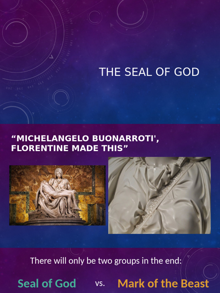 The Seal of God, Cedel | PDF | Salvation | Religious Belief And Doctrine