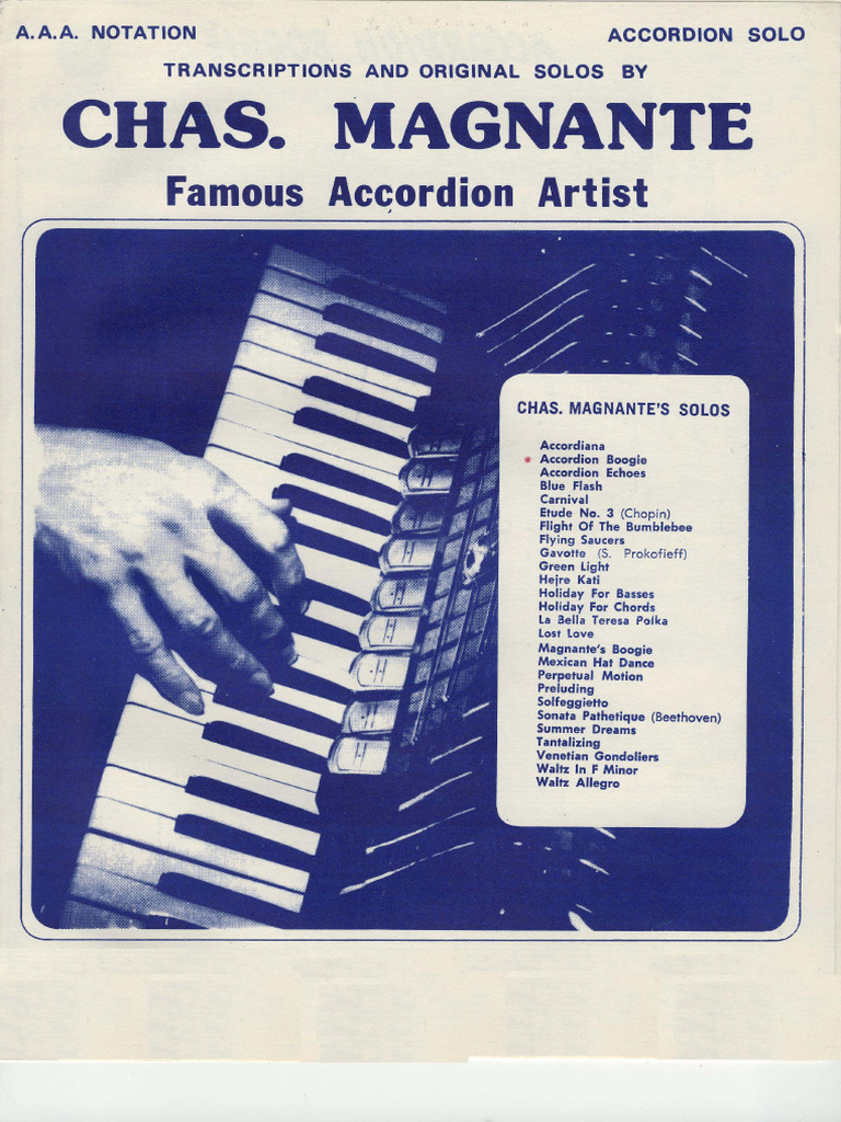 Accordion Boogie - Charles Magnante | PDF