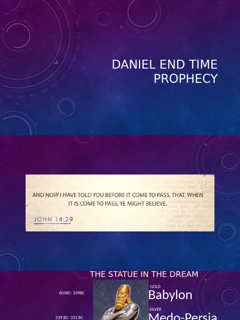 Daniel's End Time Prophecy Explained | PDF | Biblical Sabbath | The ...
