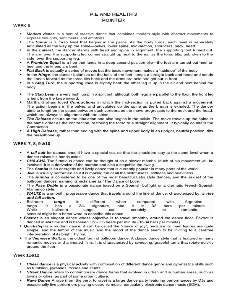 Pointers | PDF | Ballroom Dance | Cebu