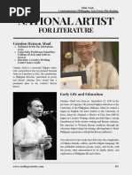 Gemino Abad: National Artist Overview | PDF
