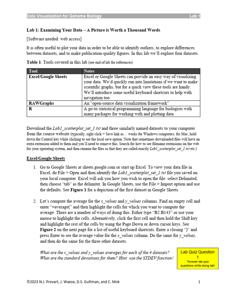 Coursera DataViz Lab01 r2023 | PDF | Microsoft Excel | Computer Keyboard