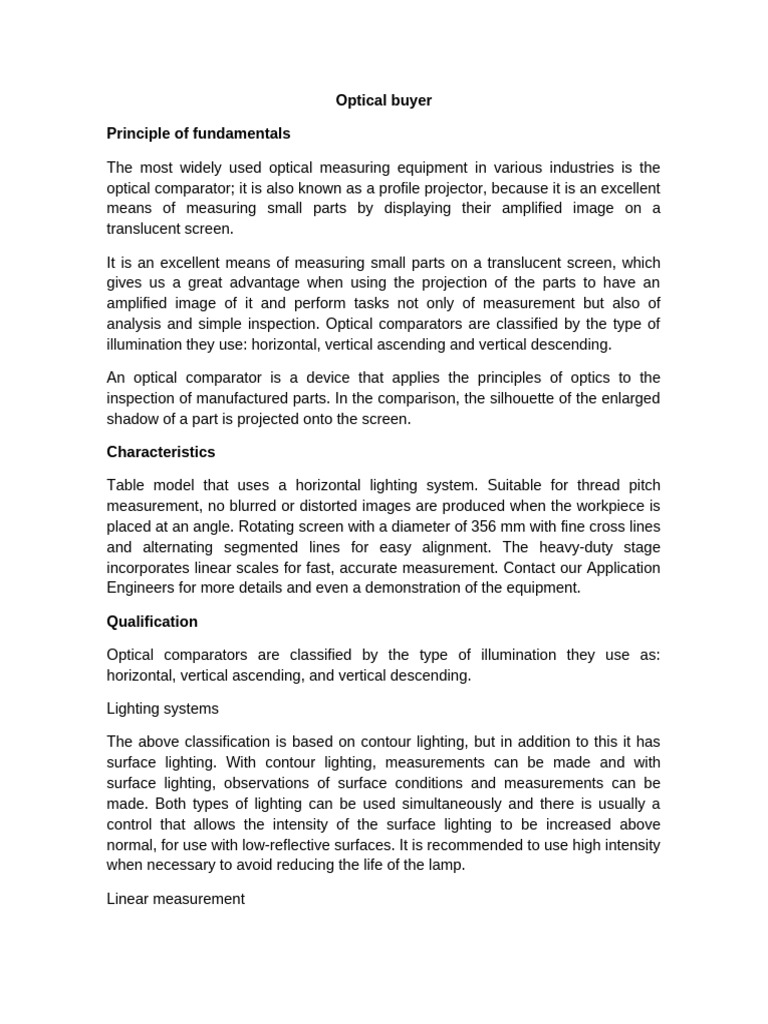 Optical Buyer Pdf Calibration Light