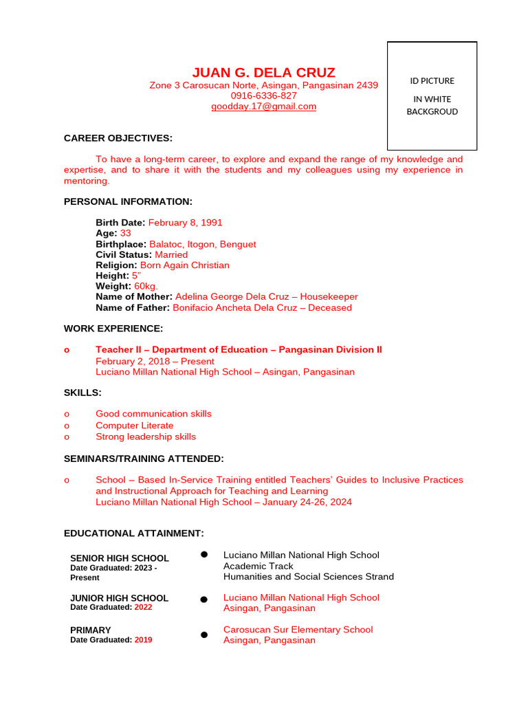 Sample Resume | PDF