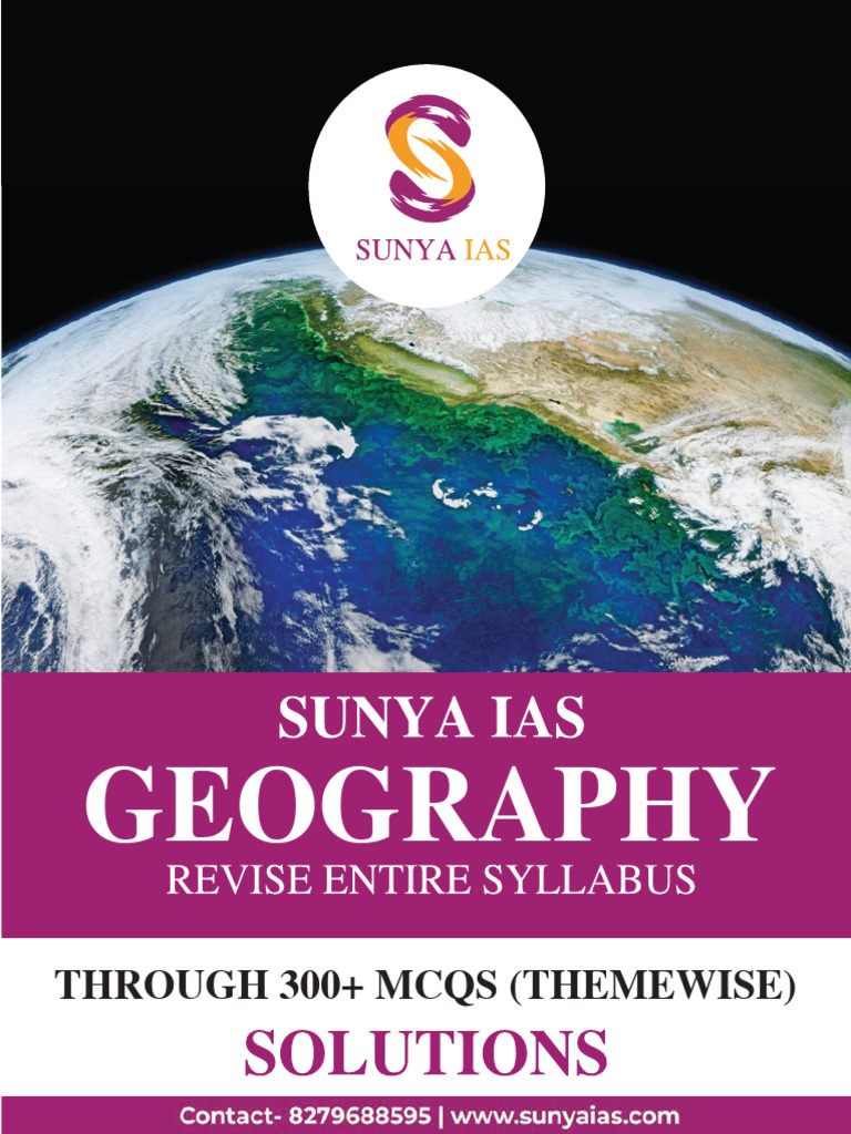 Geography Short Notes | PDF | Planetary Core | Atmosphere