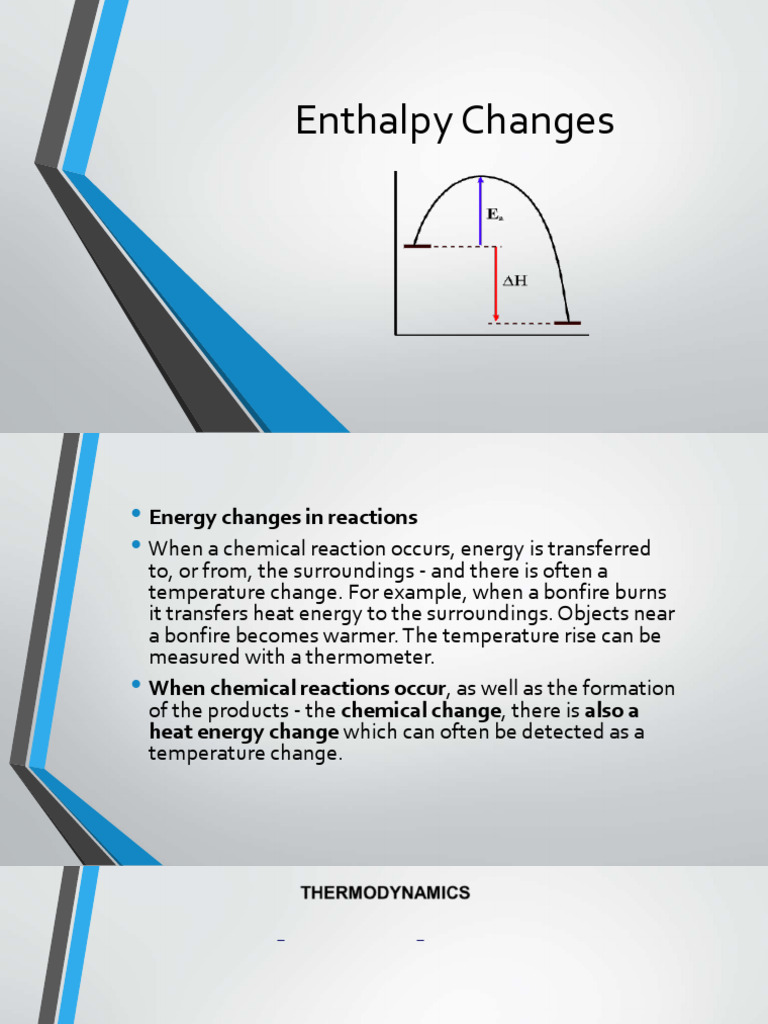 Understanding Enthalpy Changes in Reactions | PDF | Chemical Reactions ...