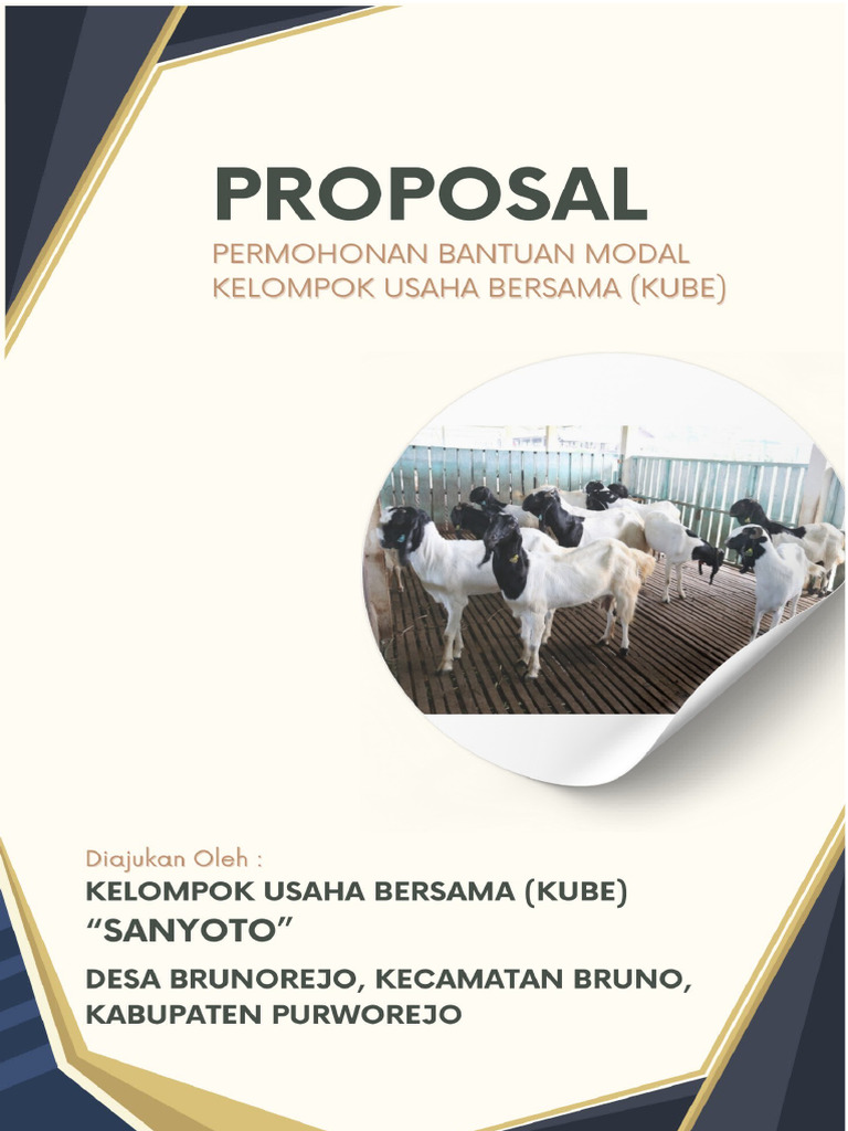 PROPOSAL KUBE SANYOTO | PDF
