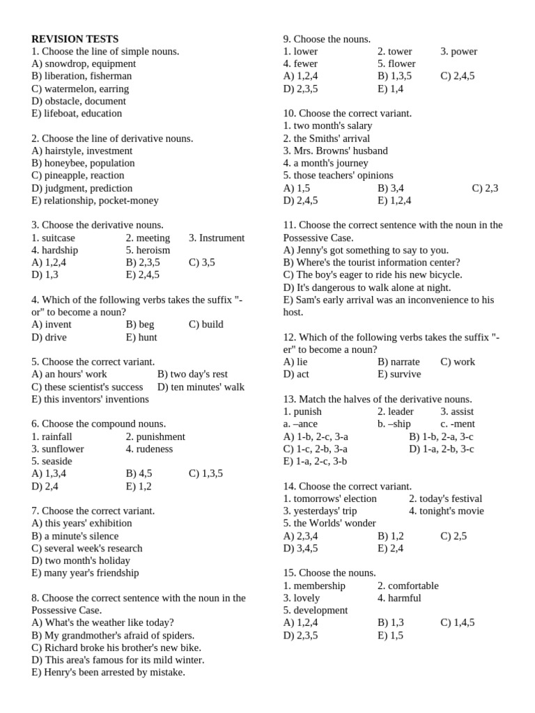 Noun Article Quantifiers For Grade 9 | PDF | Sahara | Noun