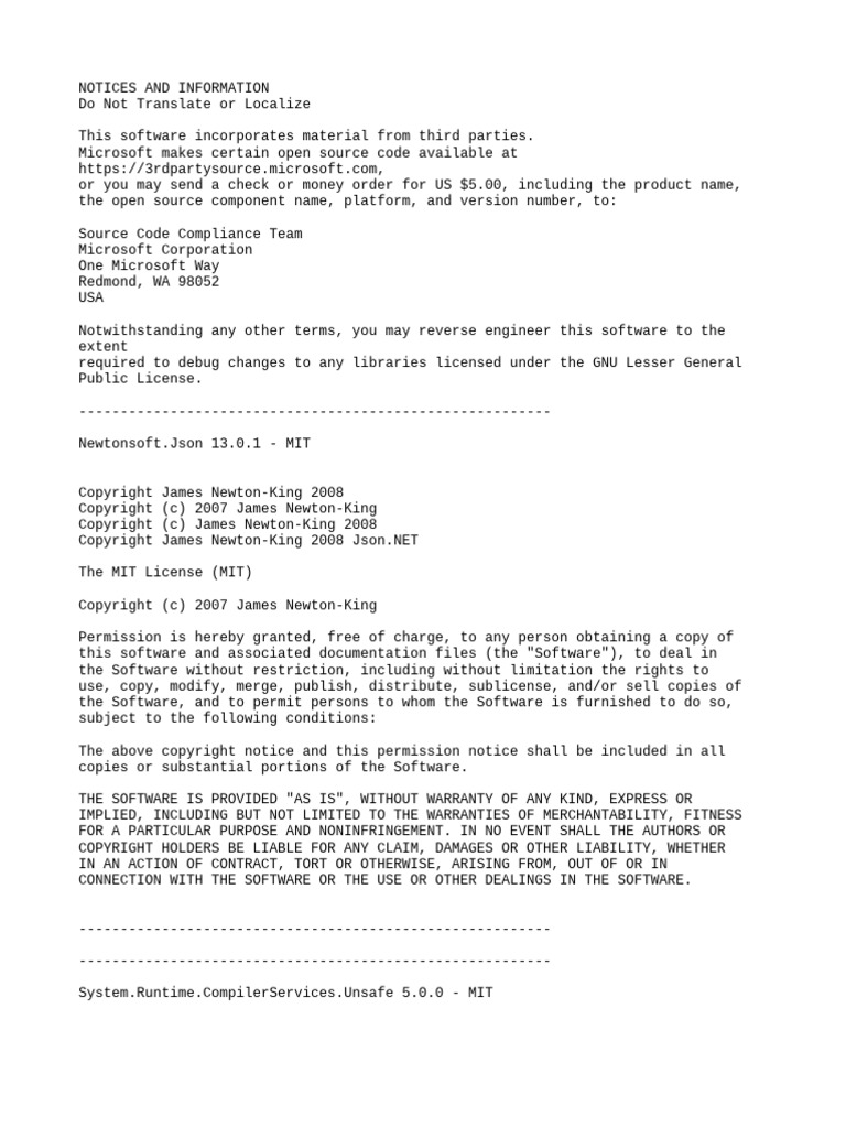 Notices | PDF | Software | Business Law